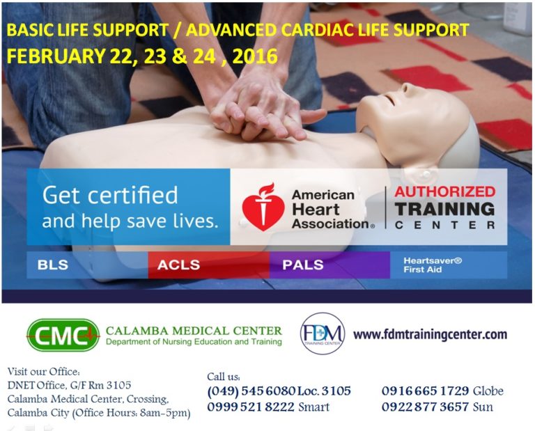 Calamba Medical Center - BLS ACLS