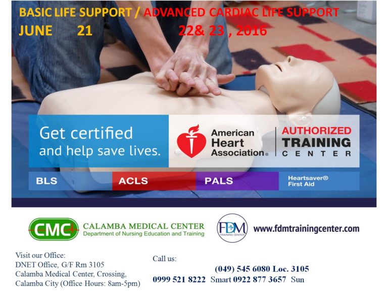 Calamba Medical Center - BLS.ACLS.TARP
